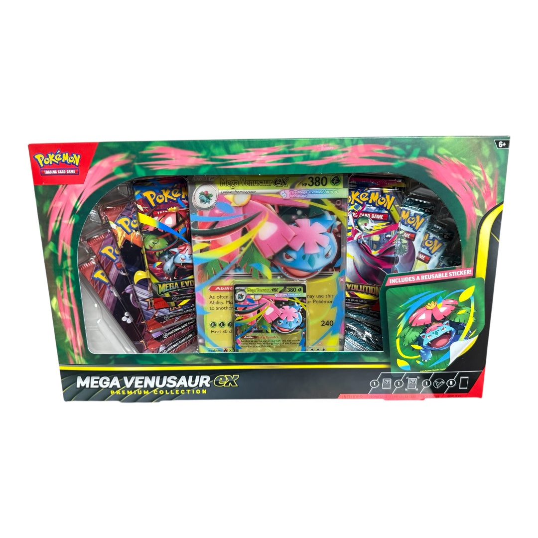 Pokemon Mega Venusaur ex Premium Collection Box – Sports World Card Shop