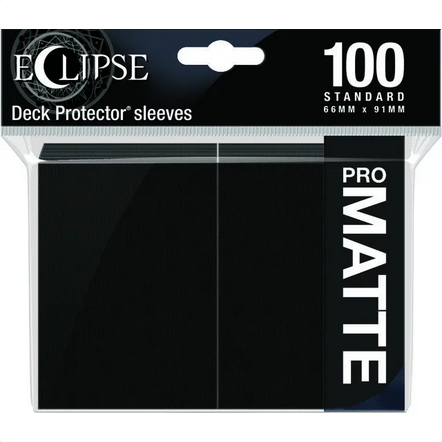 Ultra Pro Eclipse Card Game Sleeves Matte Jet Black – Sports World Card ...